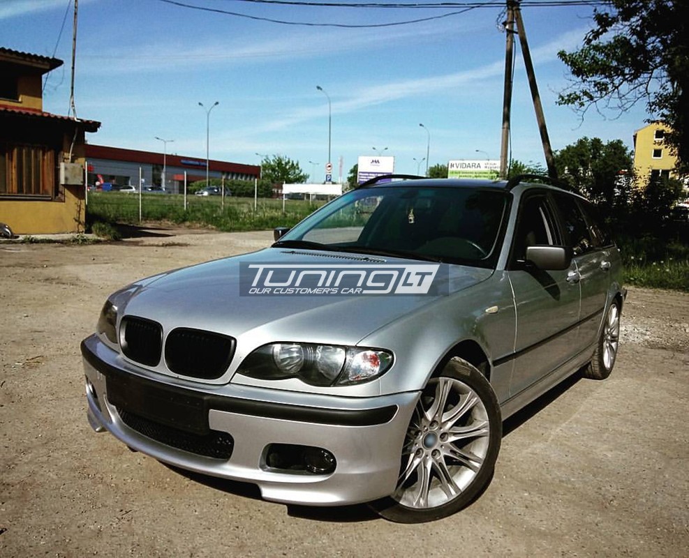 BMW E46 M-Tech 2 Priekinis Buferis su tamsintais priešrūkiniais
