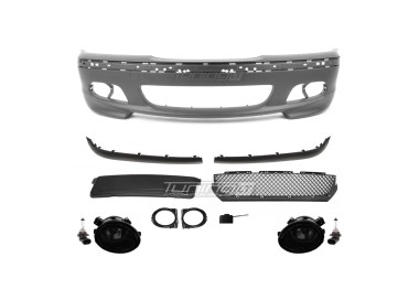 For BMW E46 M-Tech 2 Front Bumper with smoked fog lights