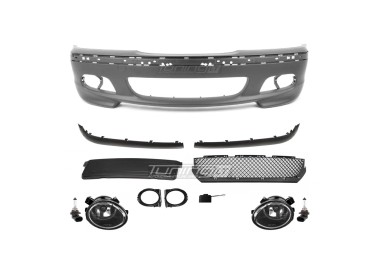 For BMW E46 M-Tech 2 Front Bumper with clear fog lights