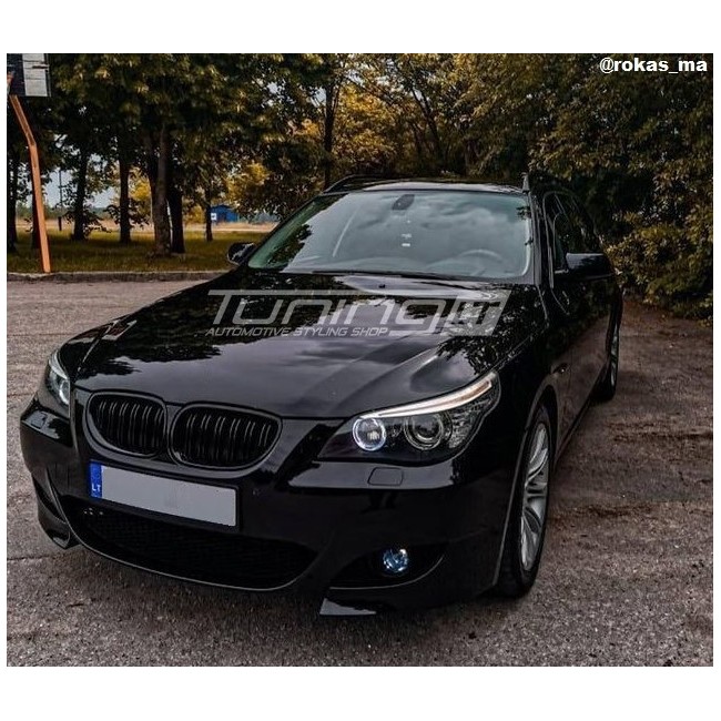 For BMW E60 / E61 Front Bumper M5 style, M look, with fog lights