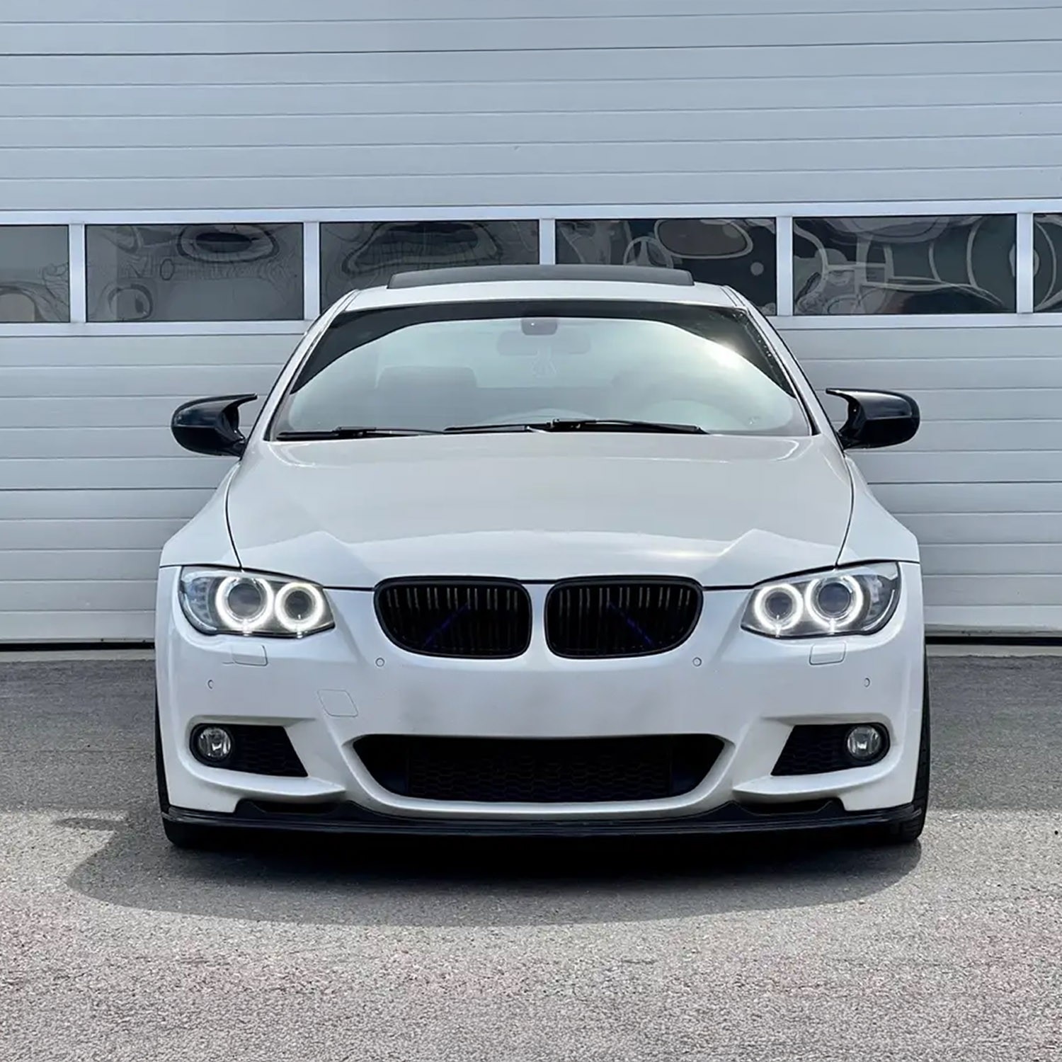 For BMW E92, E93 LCI M Sport Bumper Lip / Spoiler, glossy black