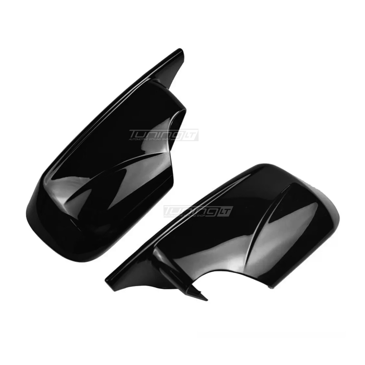 For BMW E39 Mirror Caps, M style Covers, glossy black