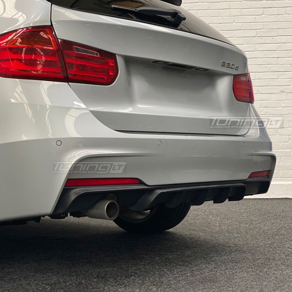 For BMW F30 / F31 with rear M bumper Performance diffuser