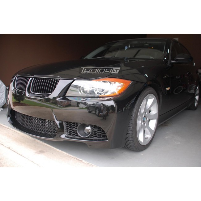 For BMW E90 / E91 M3-style Front Bumper with PDC, with washers