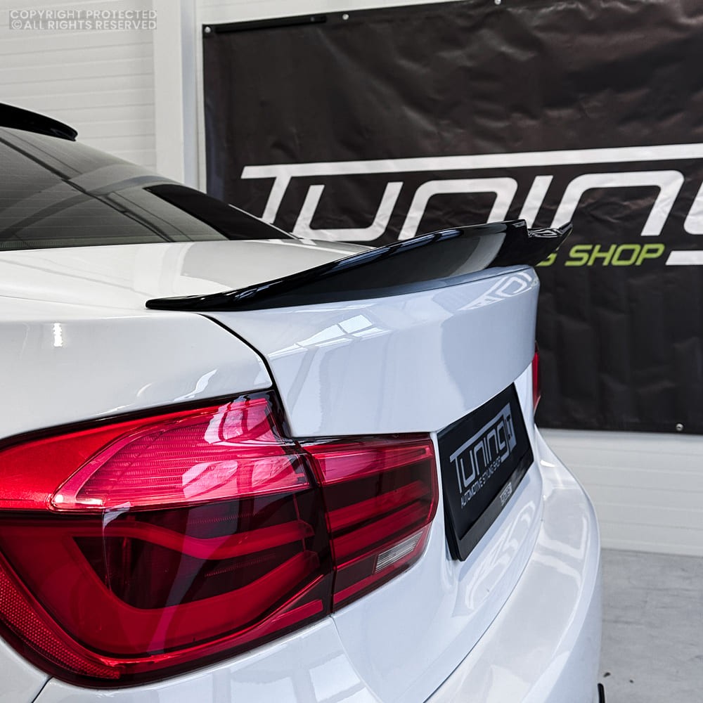 For BMW F30 F80 PSM design Boot Spoiler, glossy black