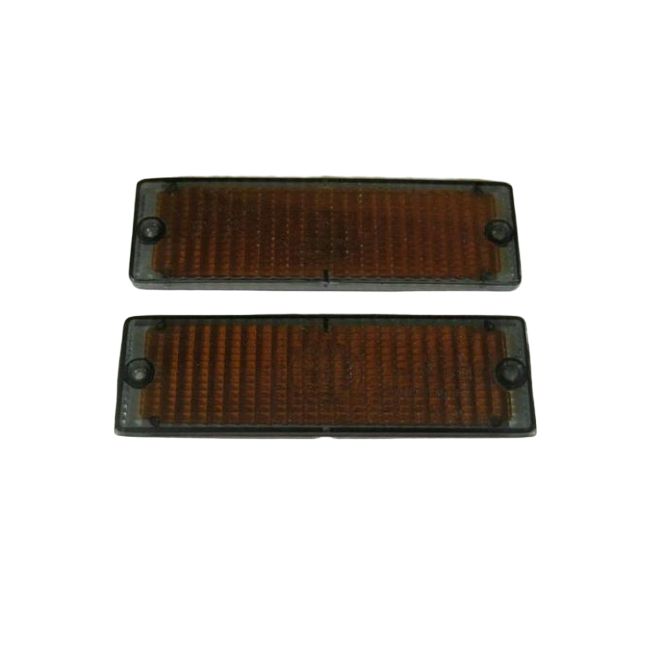 For BMW E30 turn signal covers, smoked