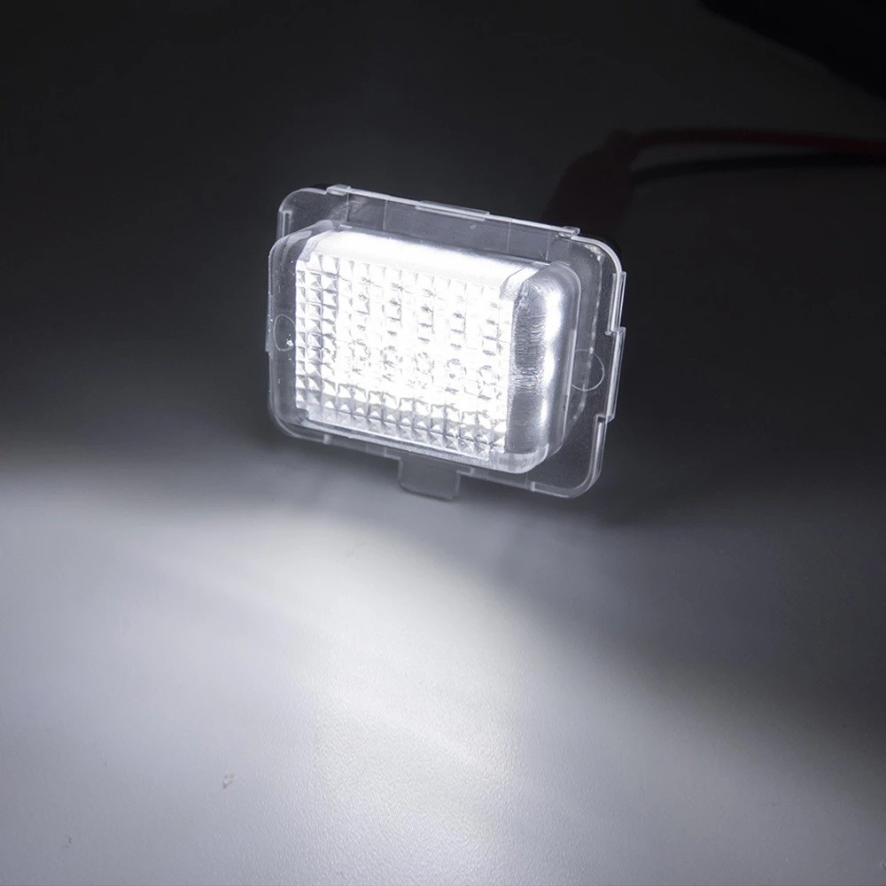 For Mercedes W221 facelift LED License plate Light set